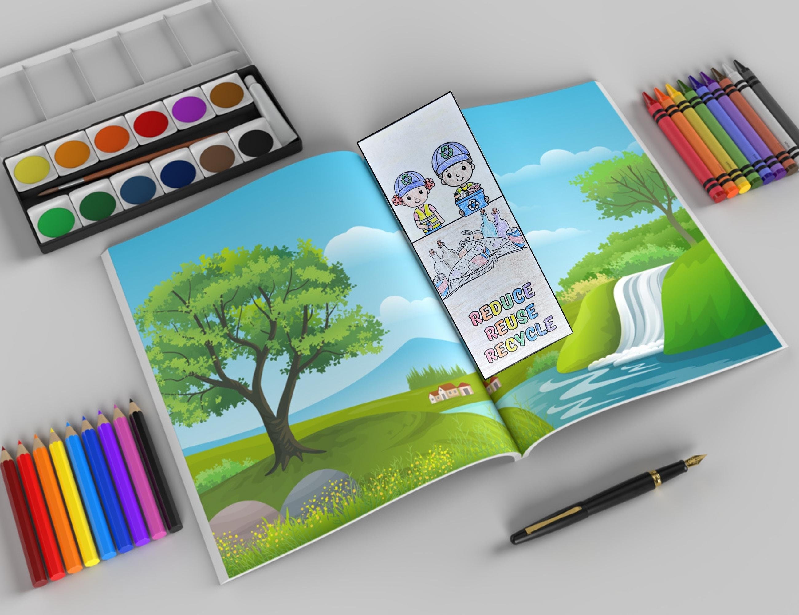 Printable Earth Day Coloring Bookmarks | Earth Day Activities for Kids ...