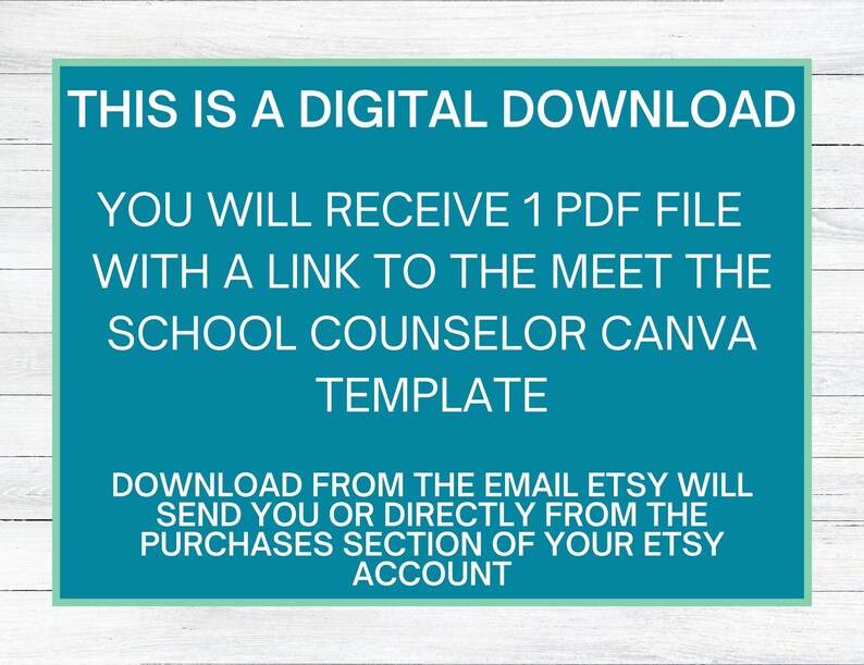 Meet the School Counselor EDITABLE Template | Customizable Meet Your ...