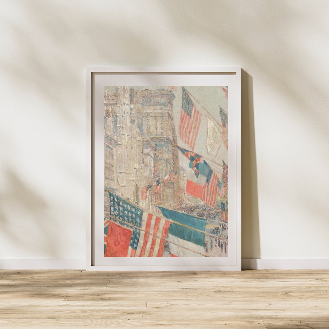 Vintage 4th of July Printable, National Anthem, Watercolor Flag ...