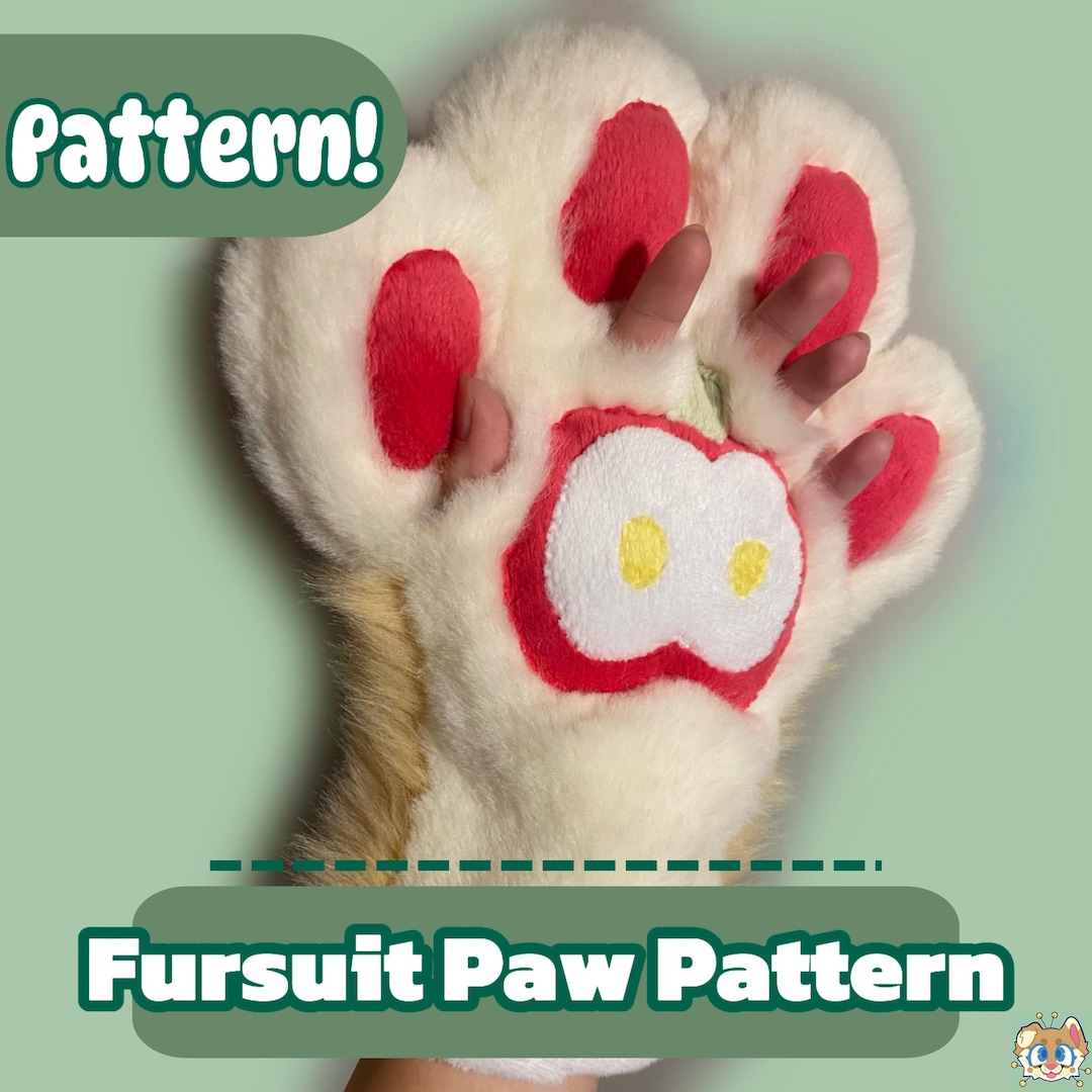Fursuit Paw Pattern With Optional Finger Escapes! - Etsy