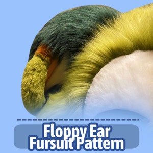 Fursuit Floppy Ear Pattern - Etsy