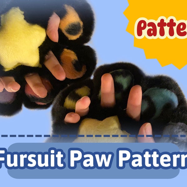 Fursuit Paw Pattern - Etsy
