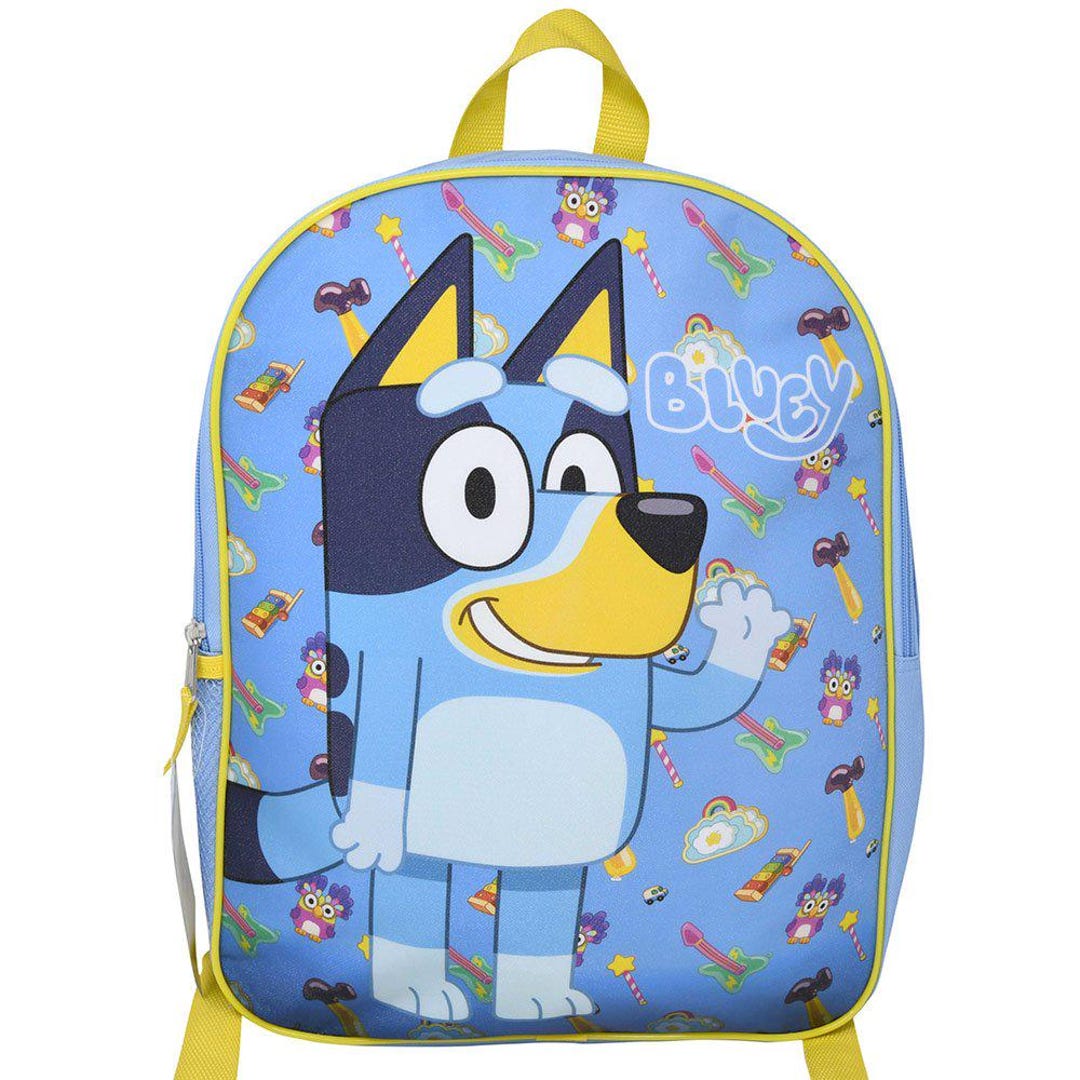 Personalized Accessory Innovations Bluey 15" Canvas Large School ...