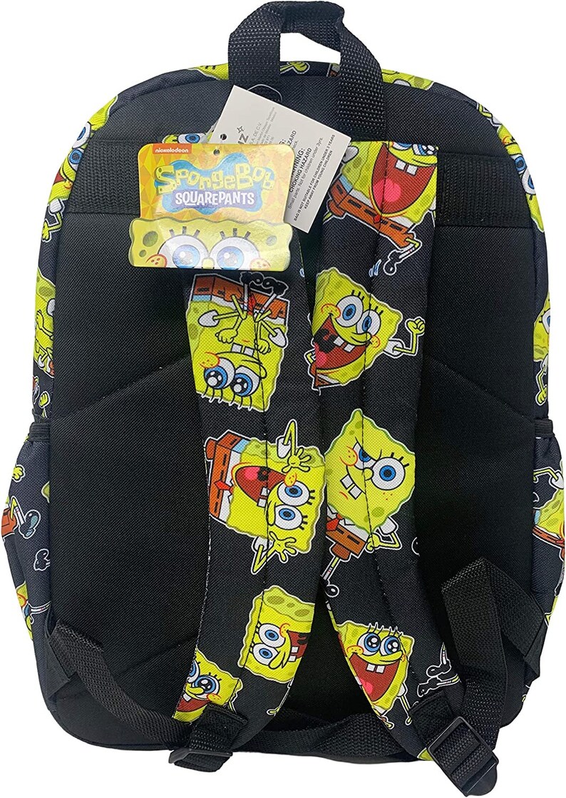 Personalized Spongebob Squarepants 16 Inches Large Allover Print ...
