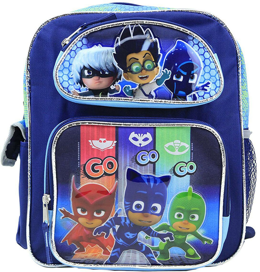 Personalized PJ Masks 16" Large School Backpack - Etsy