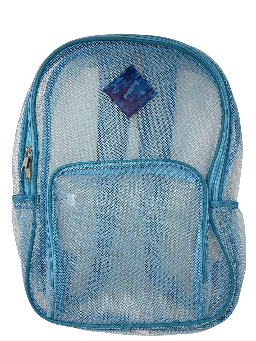 Personalized Mesh Backpack With Laser Foil Accents-16