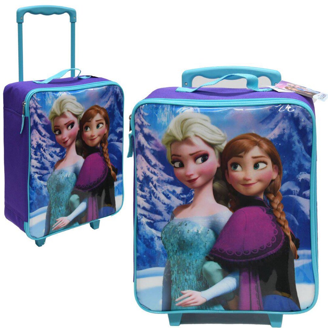 Personalized FAST FORWARD Frozen Elsa & Anna Kids 14 Pilot Luggage - Etsy