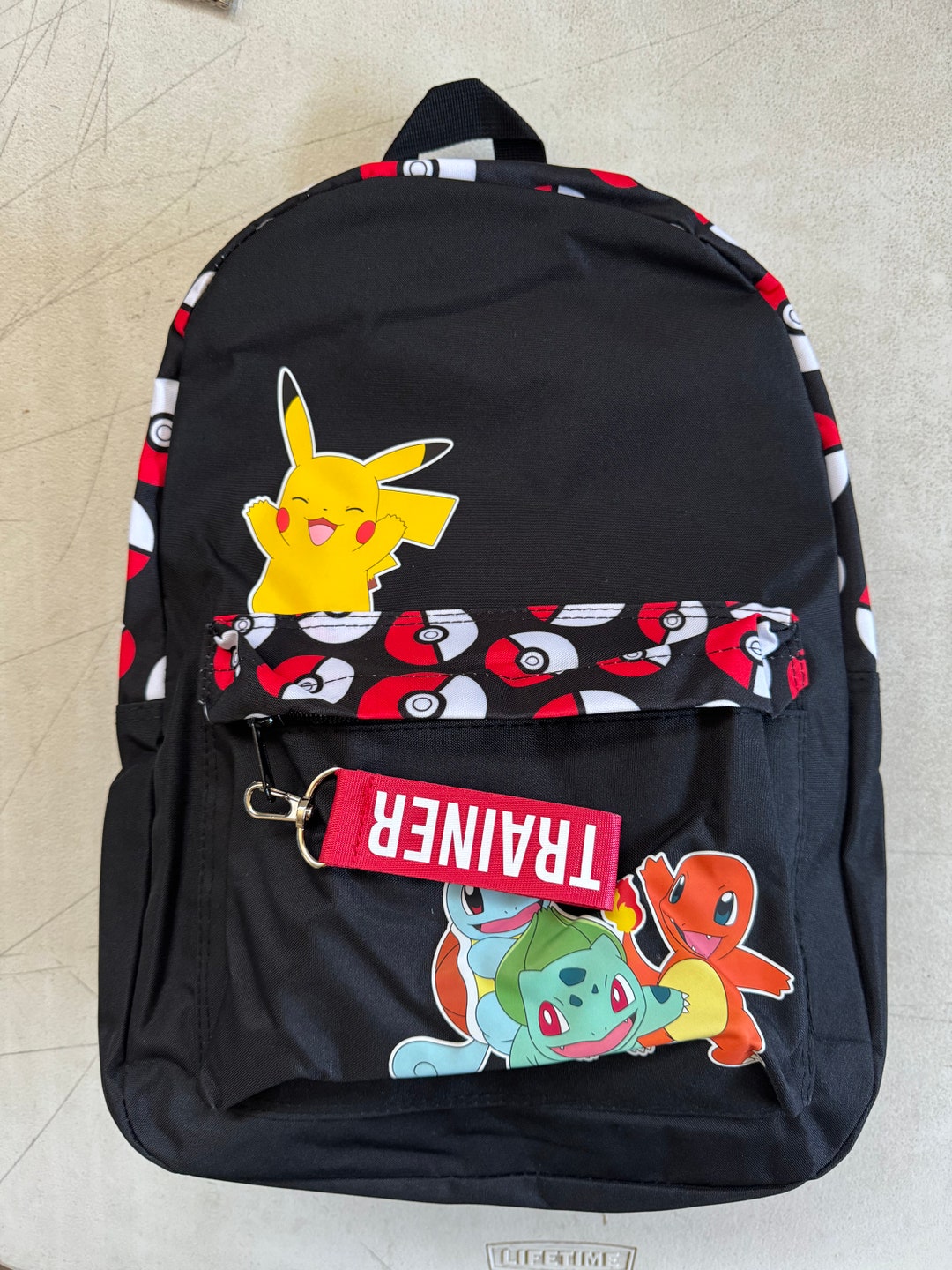 Personalized BIOWORLD Pokemon Pikachu & Friends Large 16" Allover Print ...