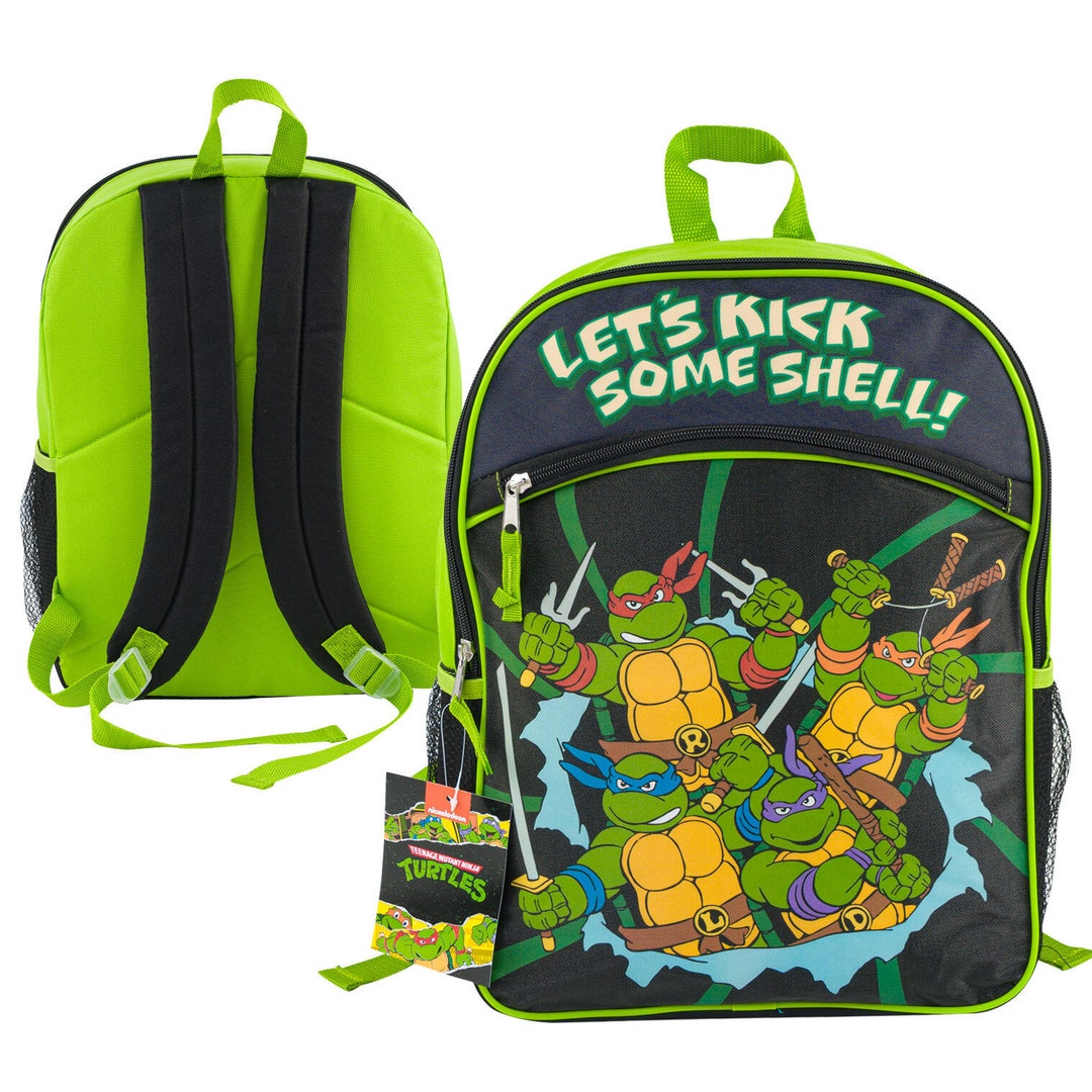 Personalized TMNT 16 Backpack With Plain Front Ninja Turtles - Etsy