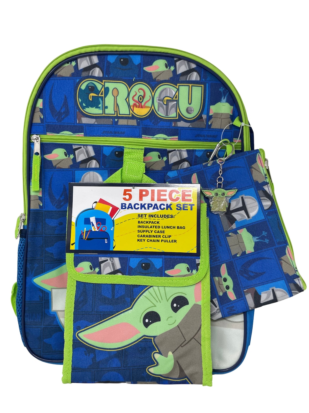 Personalized Disney Star Wars Baby Yoda the Child 16 Backpack 5pc Set ...