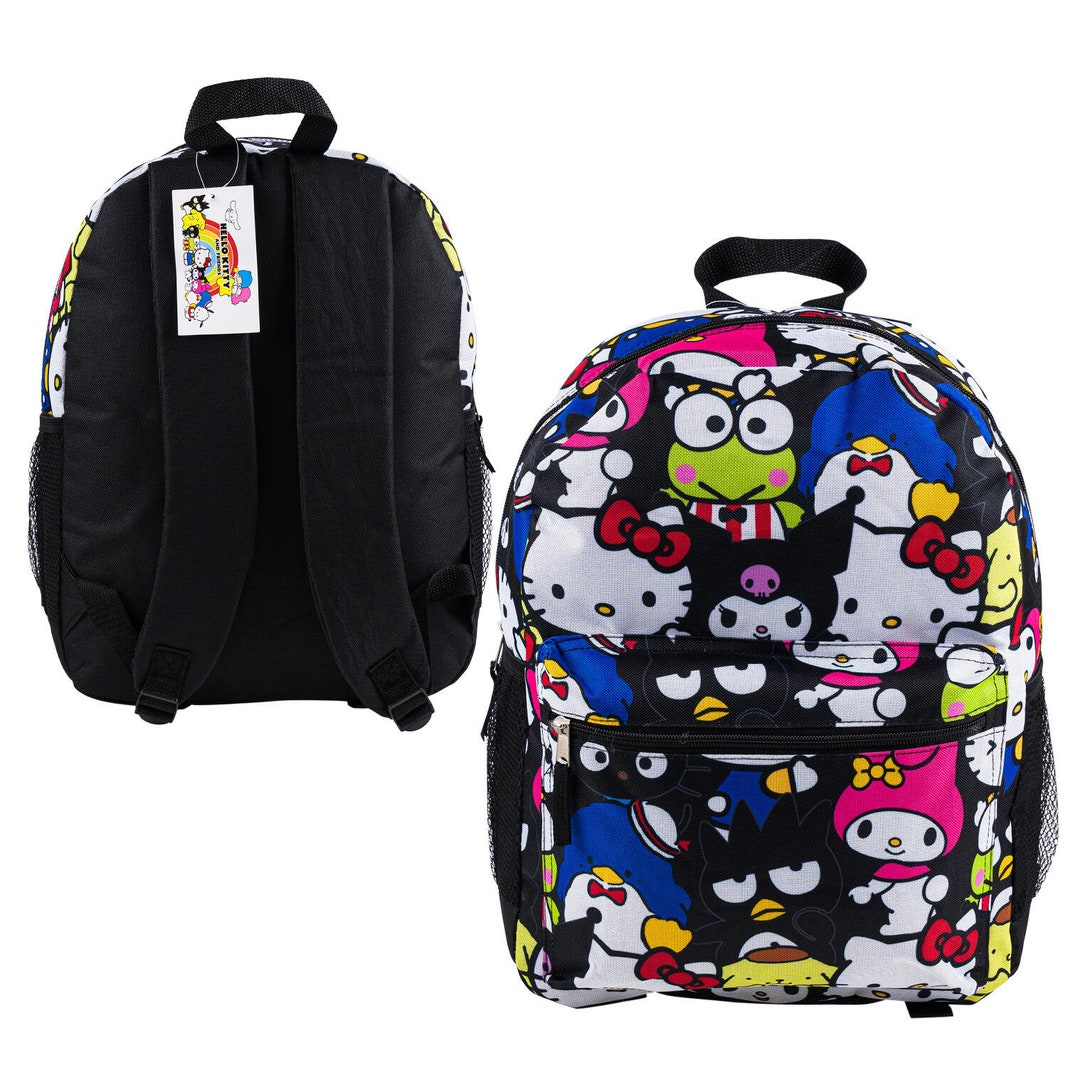 Personalized Fast Forward Hello Kitty Allover Print 16 Inches Backpack ...