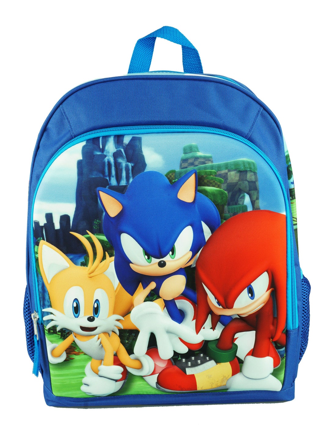 Personalized Sonic the Hedgehog 16 Inch Large Backpack- TAILS SONIC ...