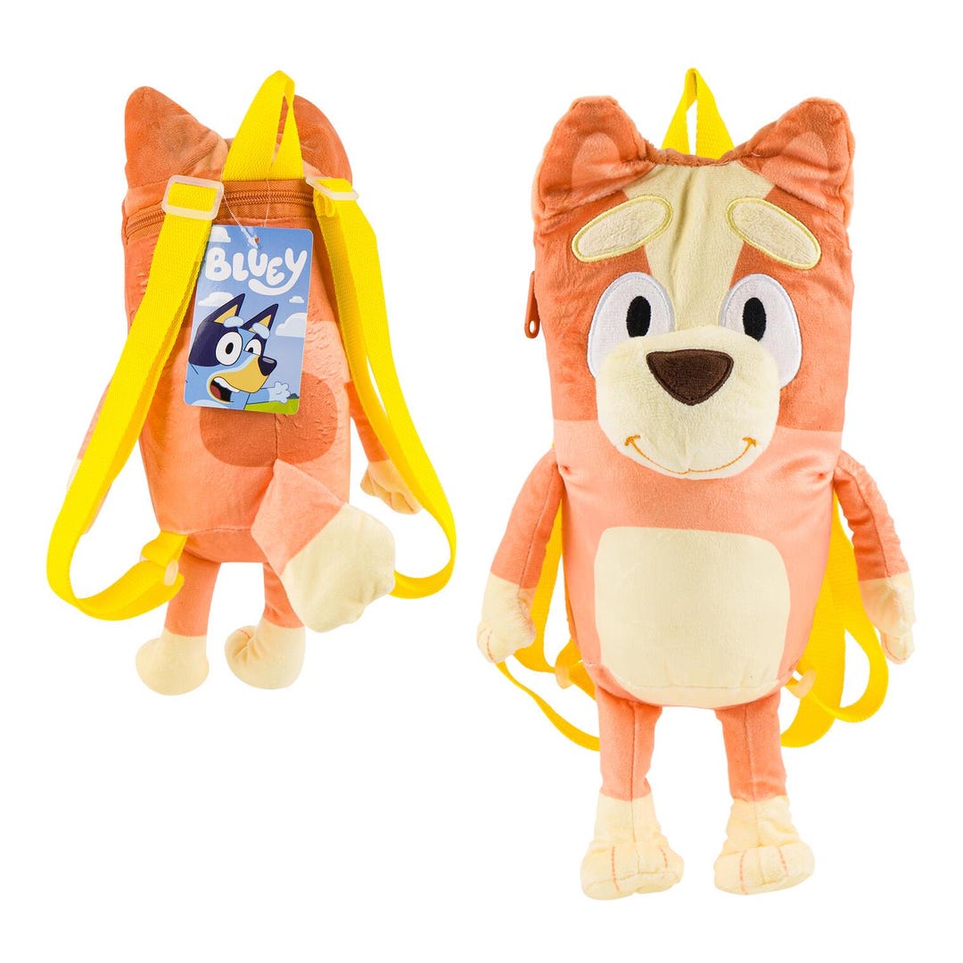 Personalized Fast Forward Bluey Bingo Plush Backpack - Etsy