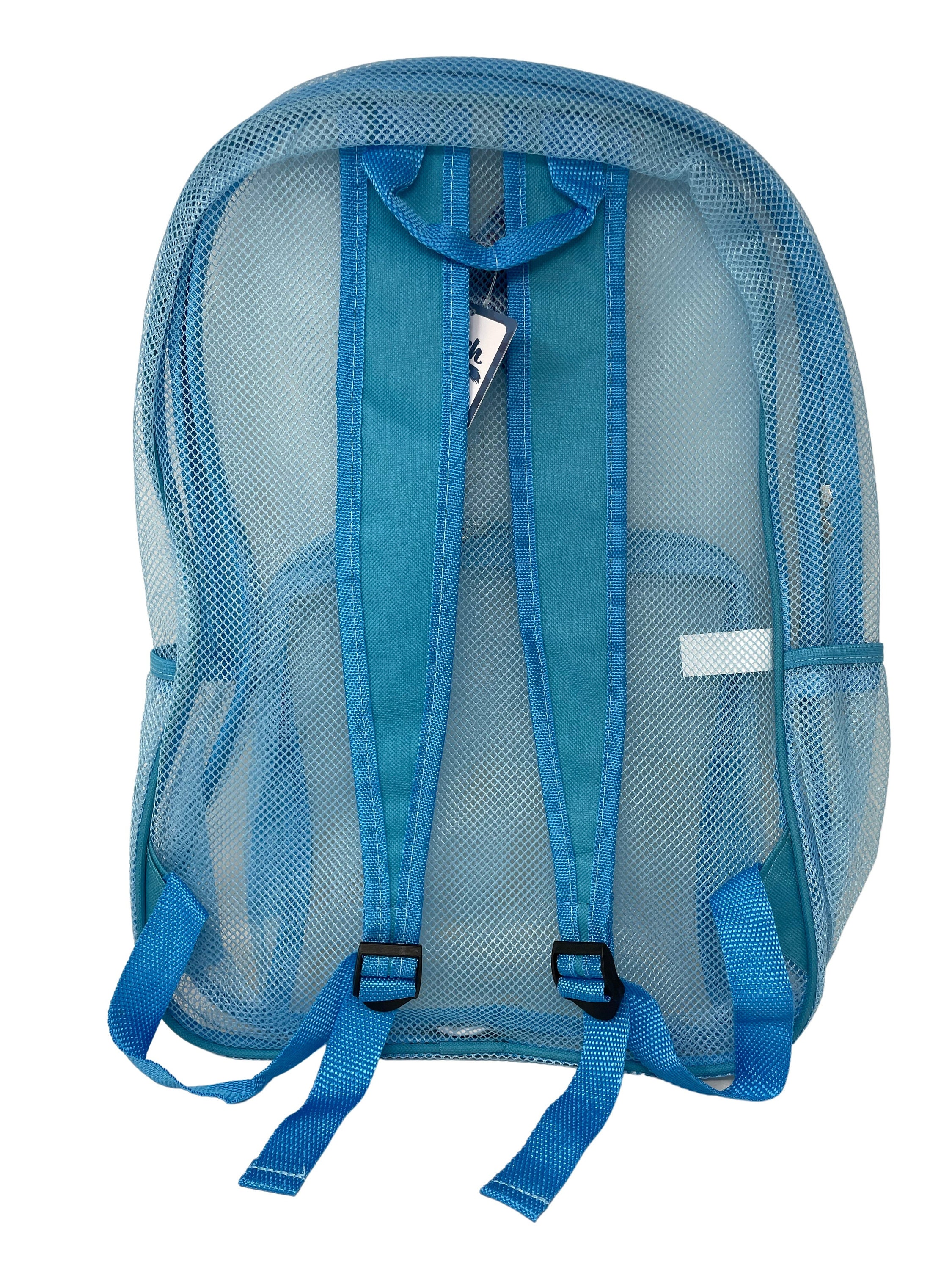 Personalized Mesh Backpack With Laser Foil Accents-16, Blue - Etsy