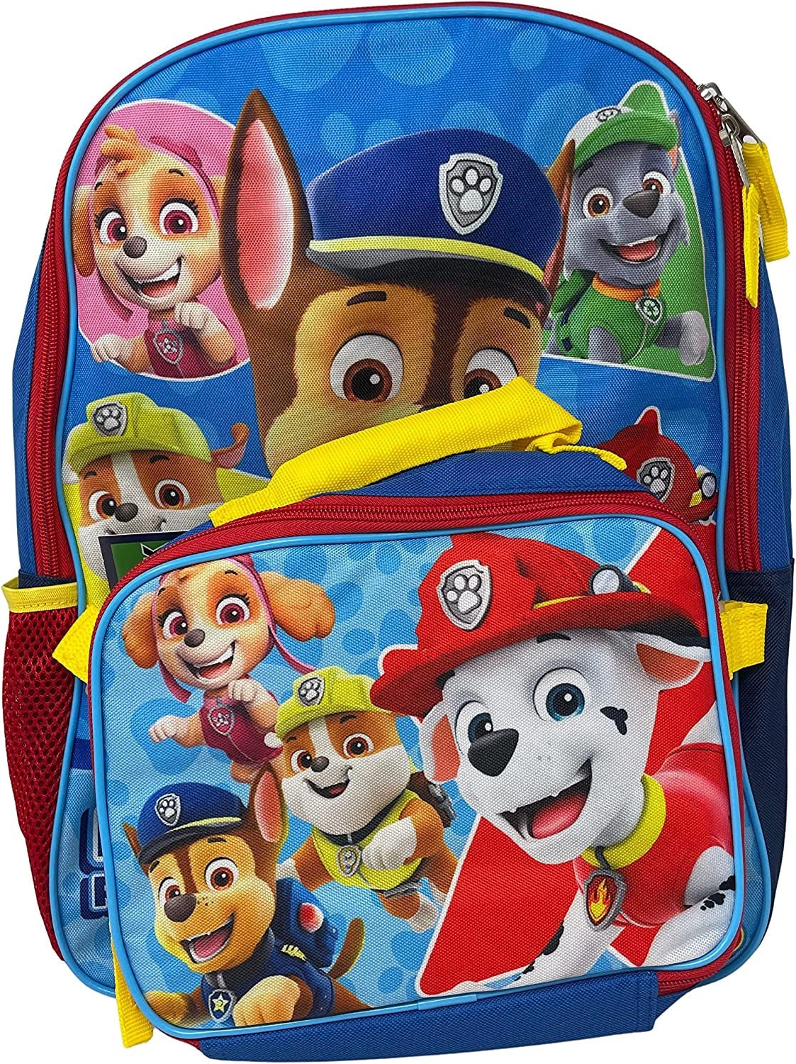 Personalized Paw Patrol 16 Inches Large Backpack With Lunch - Etsy