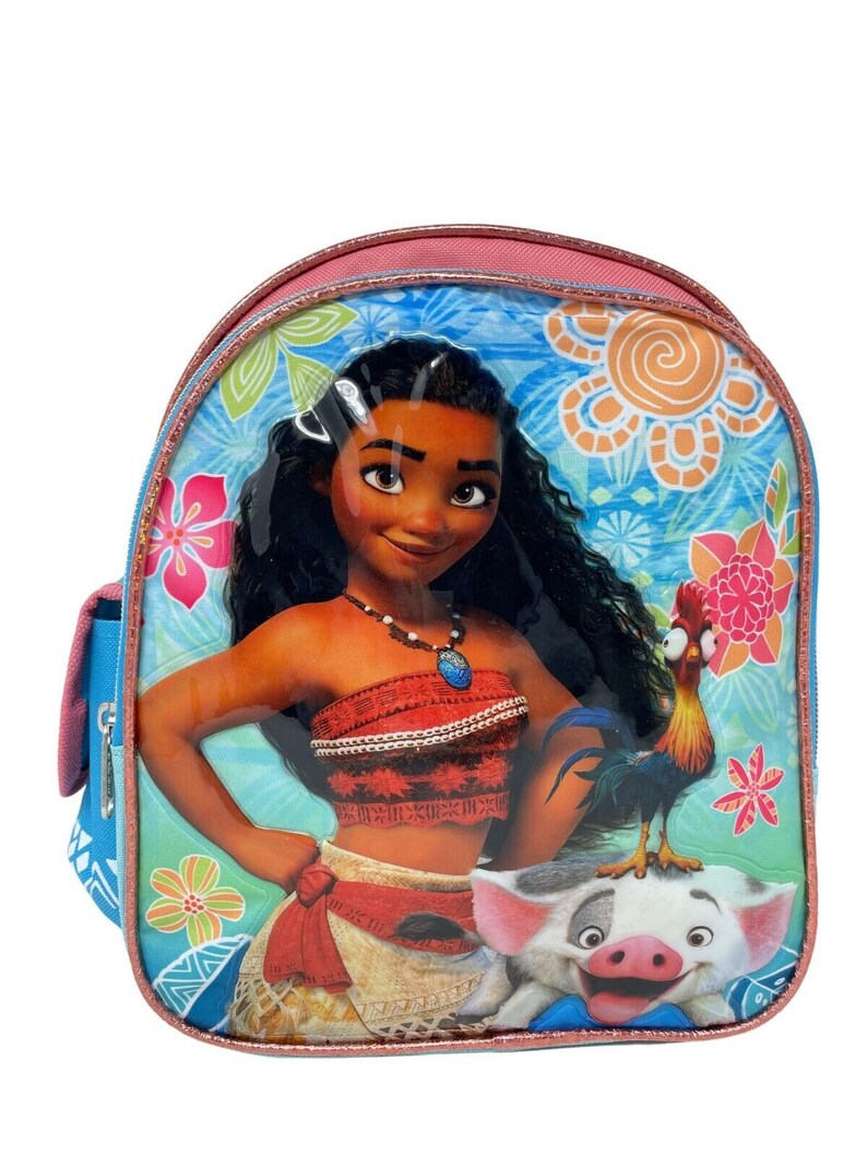 Personalized Disney Moana Adventurous Girls 10 Toddler Small Backpack ...