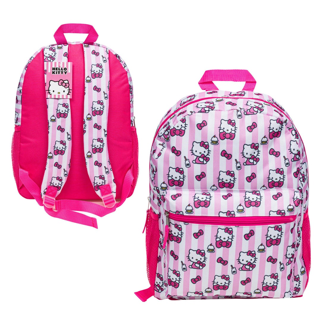 Personalized Fast Forward Hello Kitty Allover Print 16 Inches Backpack ...
