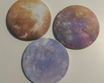The Galaxy Space-themed 3x3 or 4x6 Post-it® Note Pads - Etsy