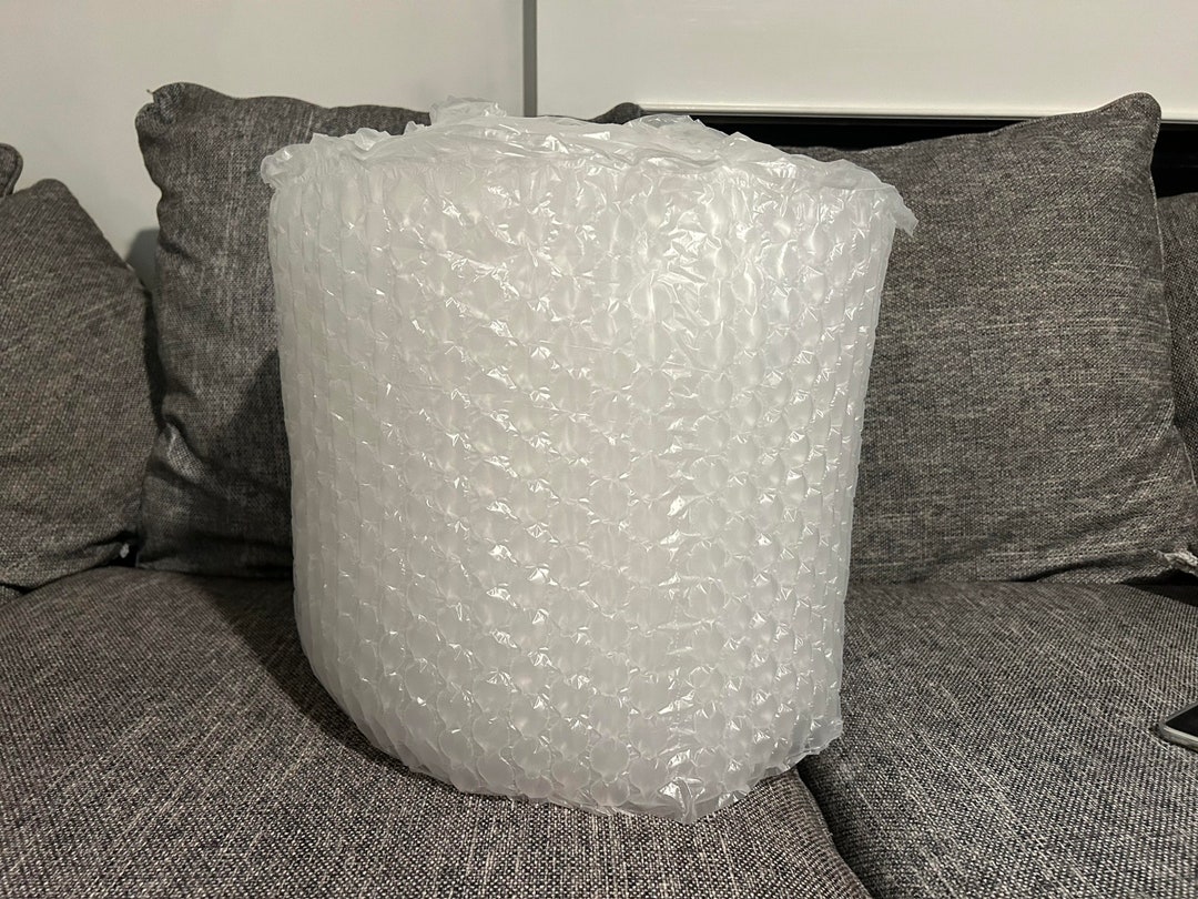 Large 50' Bubble Wrap® Roll Medium 3/4 Bubble 14 Wide Perforated Every ...