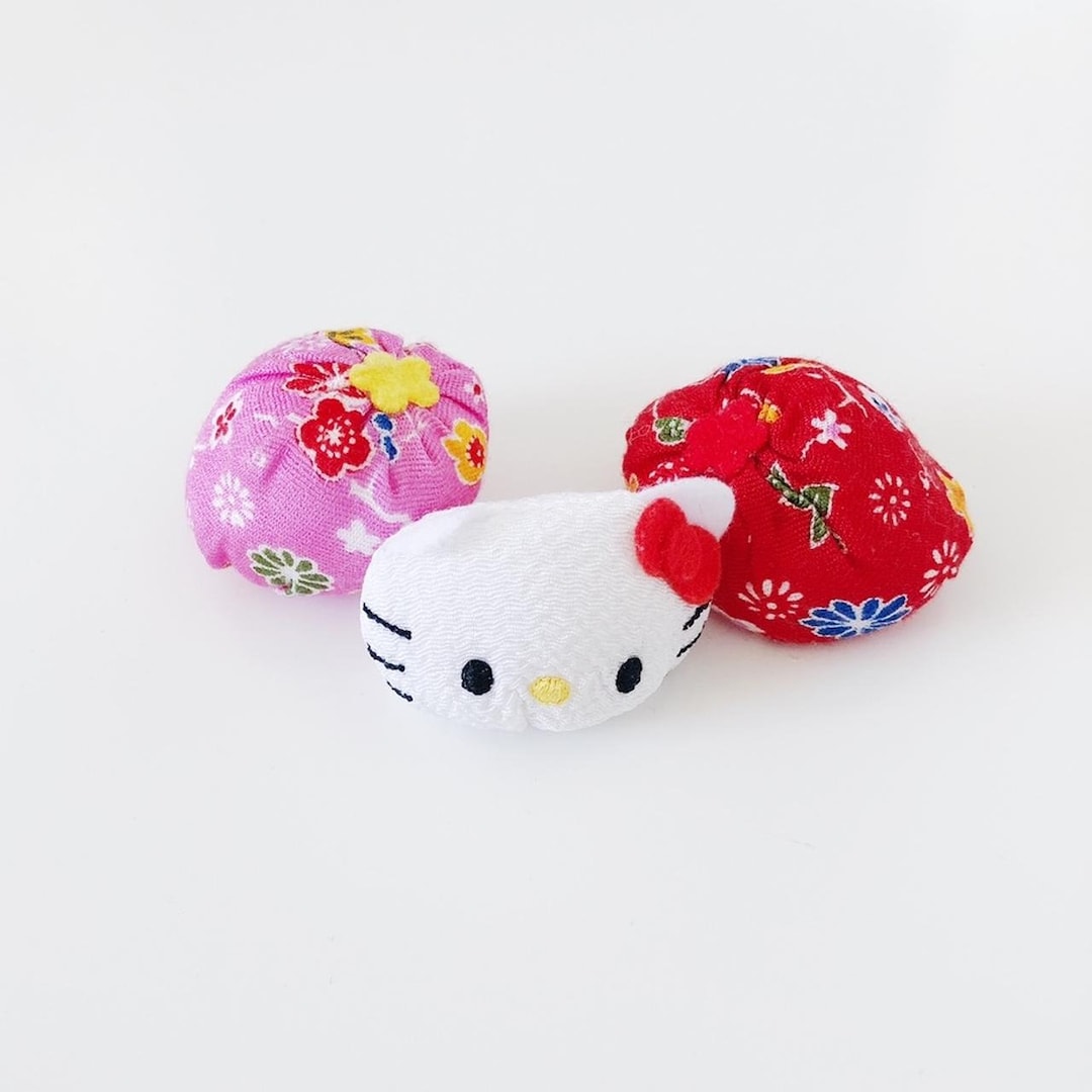 Vintage Hello Kitty Japanese Style Stress Ball / Round Plush - Etsy