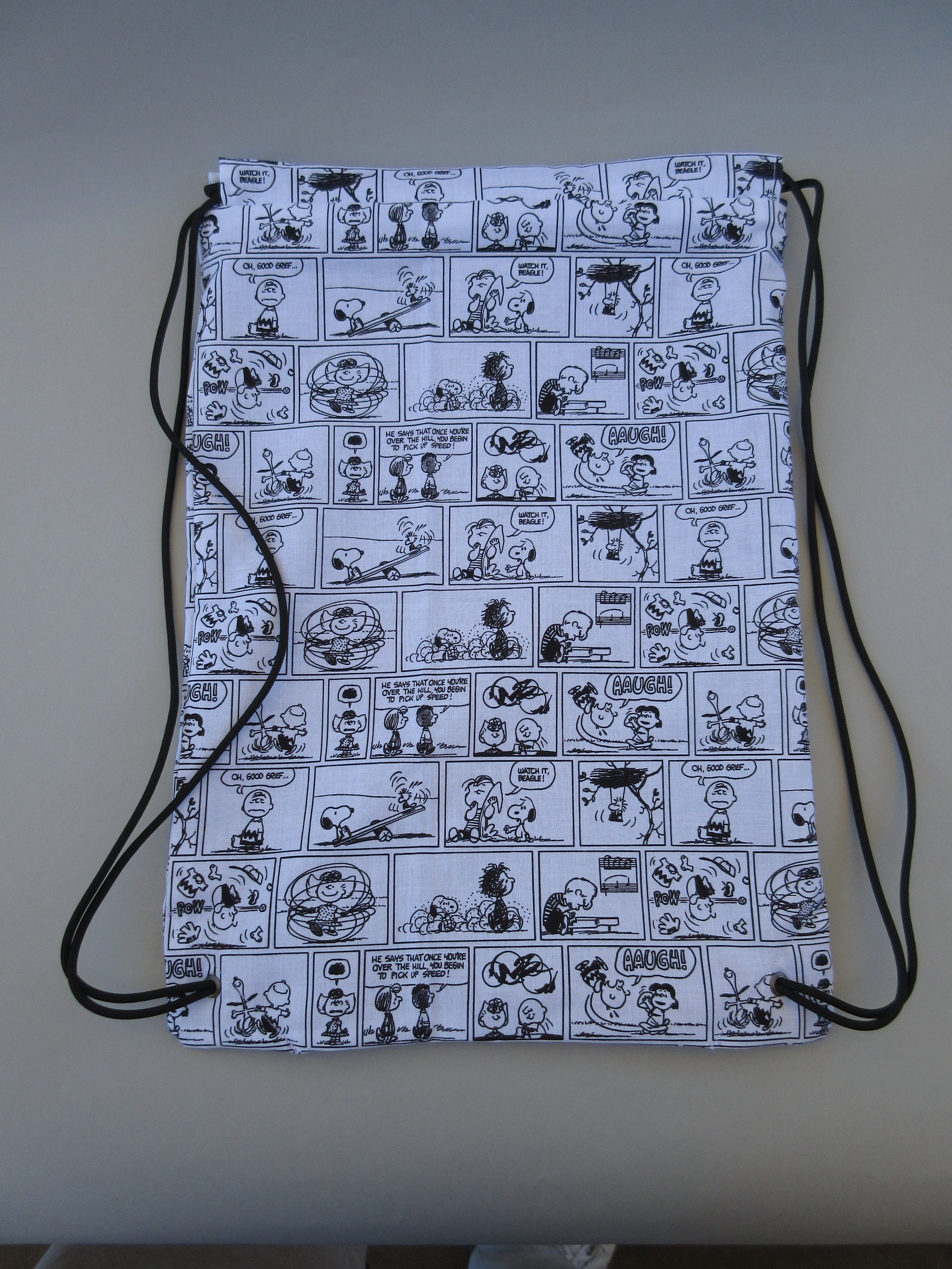 Snoopy Drawstring Backpack - Etsy