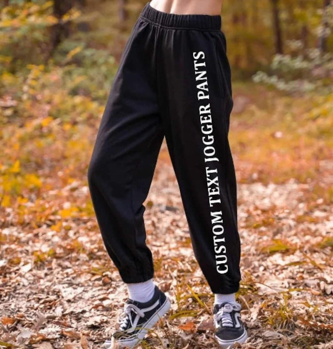 Custom Joggers Tapered Fit Custom Sweatpants Bachelorette Bridal Party ...