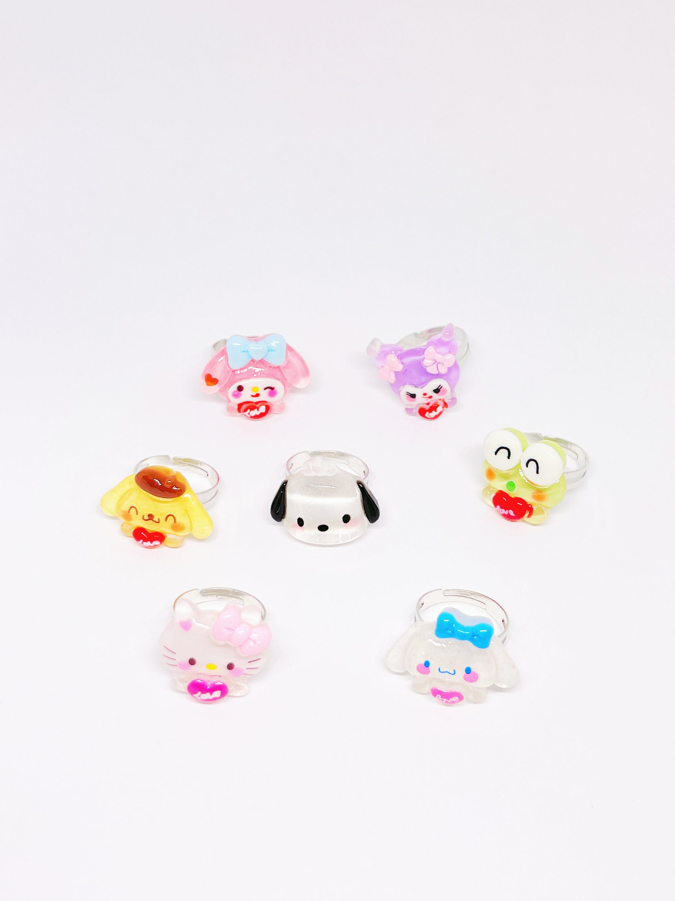 Sanrio Rings, Adjustable Ring, Statement Ring, Unique Ring, Handmade ...