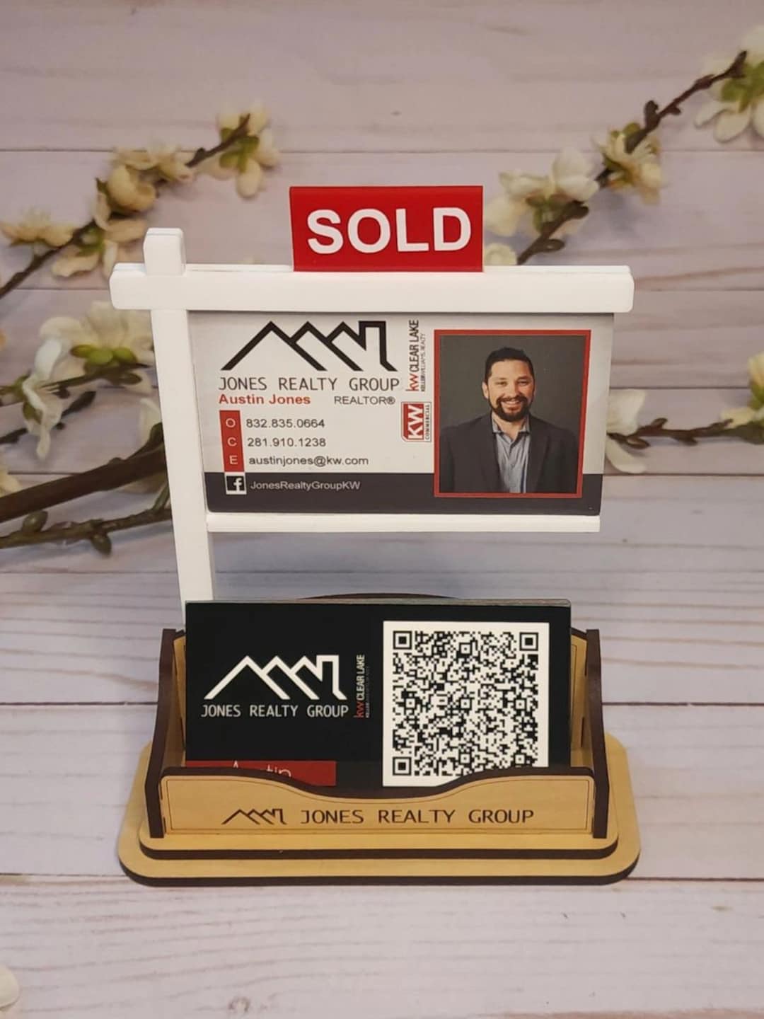 Real Estate Sign Business Card Holder - Etsy