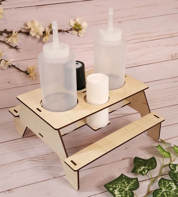 Wooden Picnic Table Condiment Caddy - Etsy