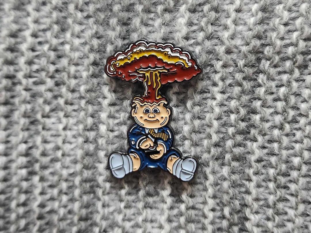 Garbage Pail Kids - Adam Bomb - GPK - Metal Enamel Lapel Pin - Etsy