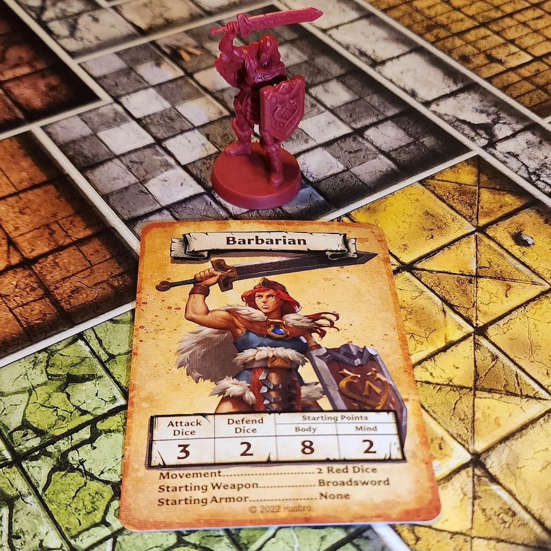 Female Barbarian Figure for Use With Heroquest - Etsy