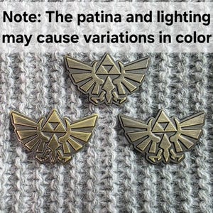 Legend of Zelda Triforce - Metal Lapel Pin - Etsy