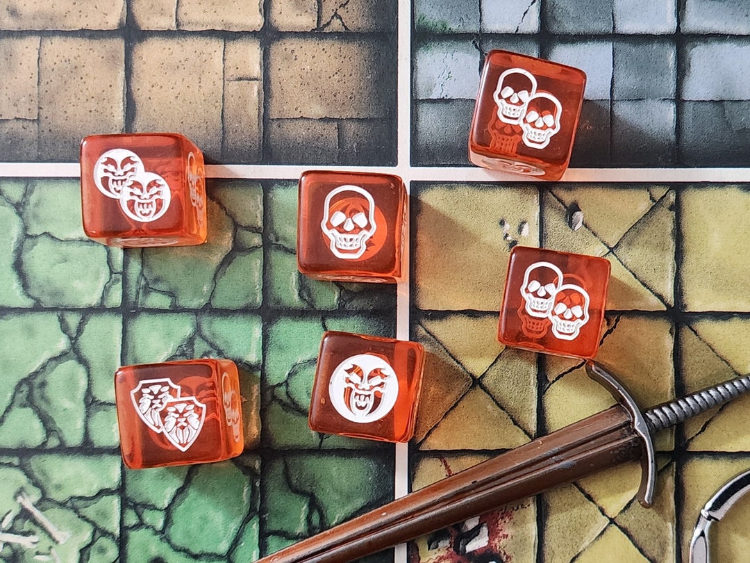 Boss Dice for Use With Heroquest Set of 6 - Etsy
