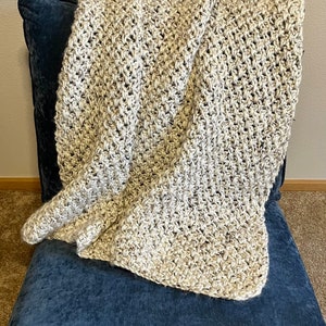 Cream Crochet Baby Blanket - Etsy