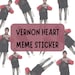 Vernon Heart Meme SVT Kpop Sticker - Etsy