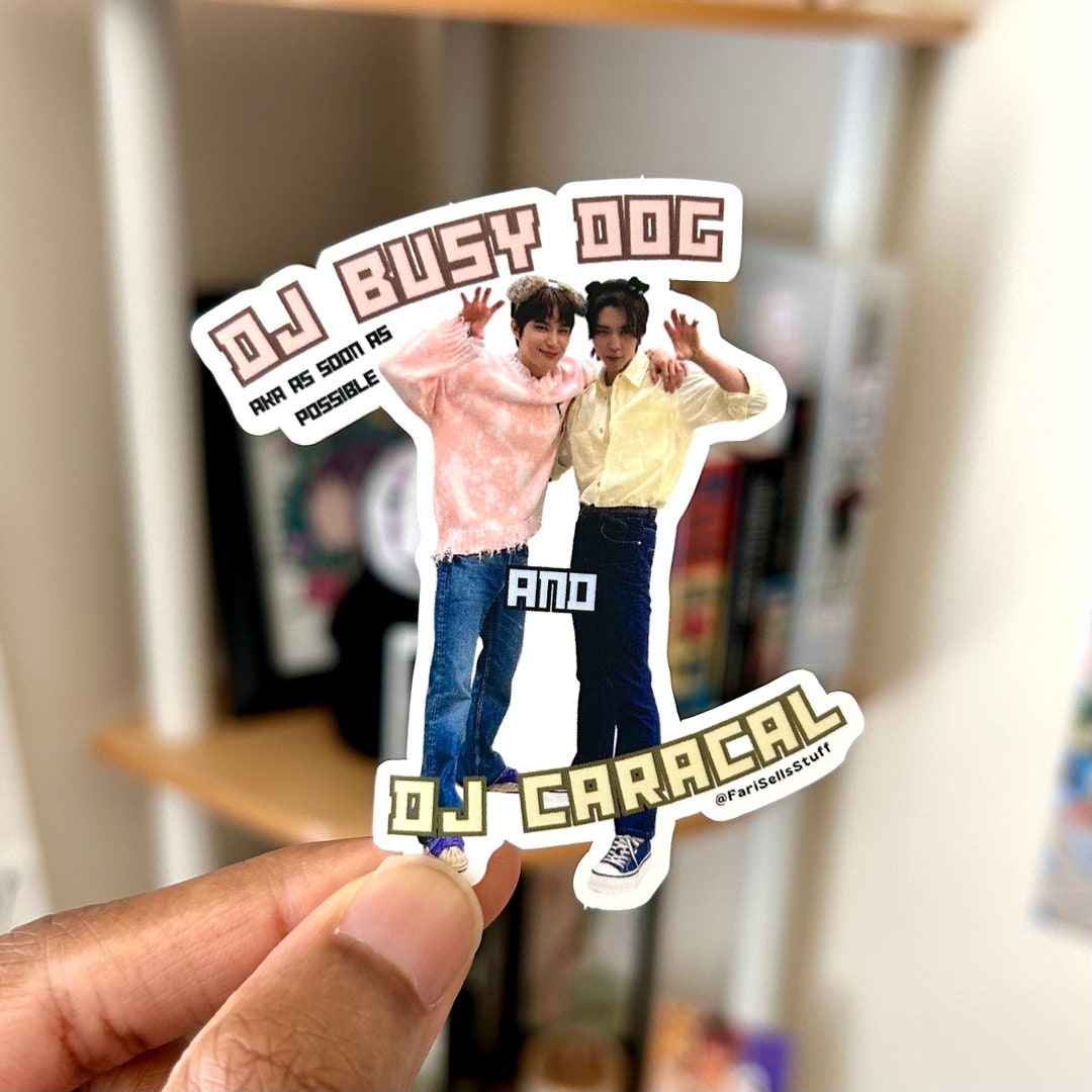 DJ Busy Dog & DJ Caracal | NCT Kpop Sticker - Etsy