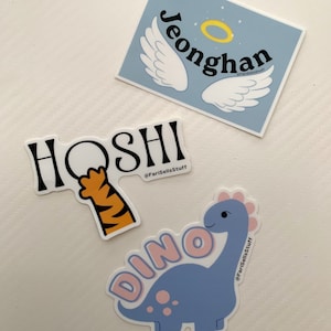 SVT Member Stickers | Kpop Sticker - Etsy