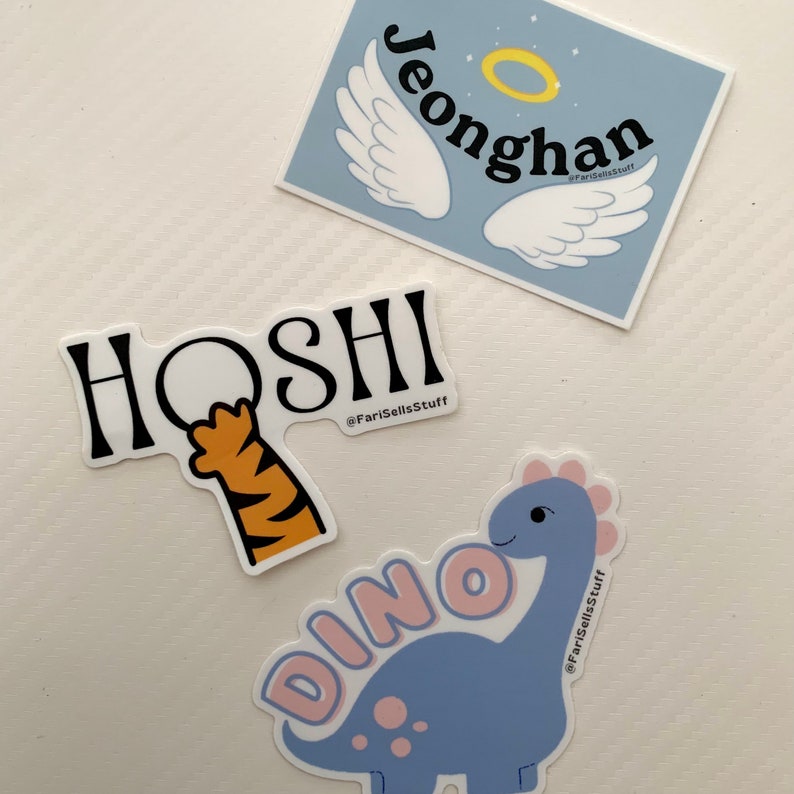 SVT Member Stickers Kpop Sticker - Etsy