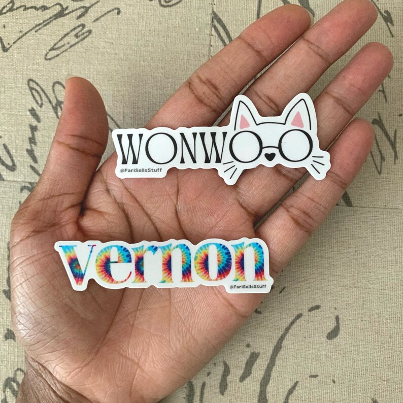 SVT Member Stickers Kpop Sticker - Etsy
