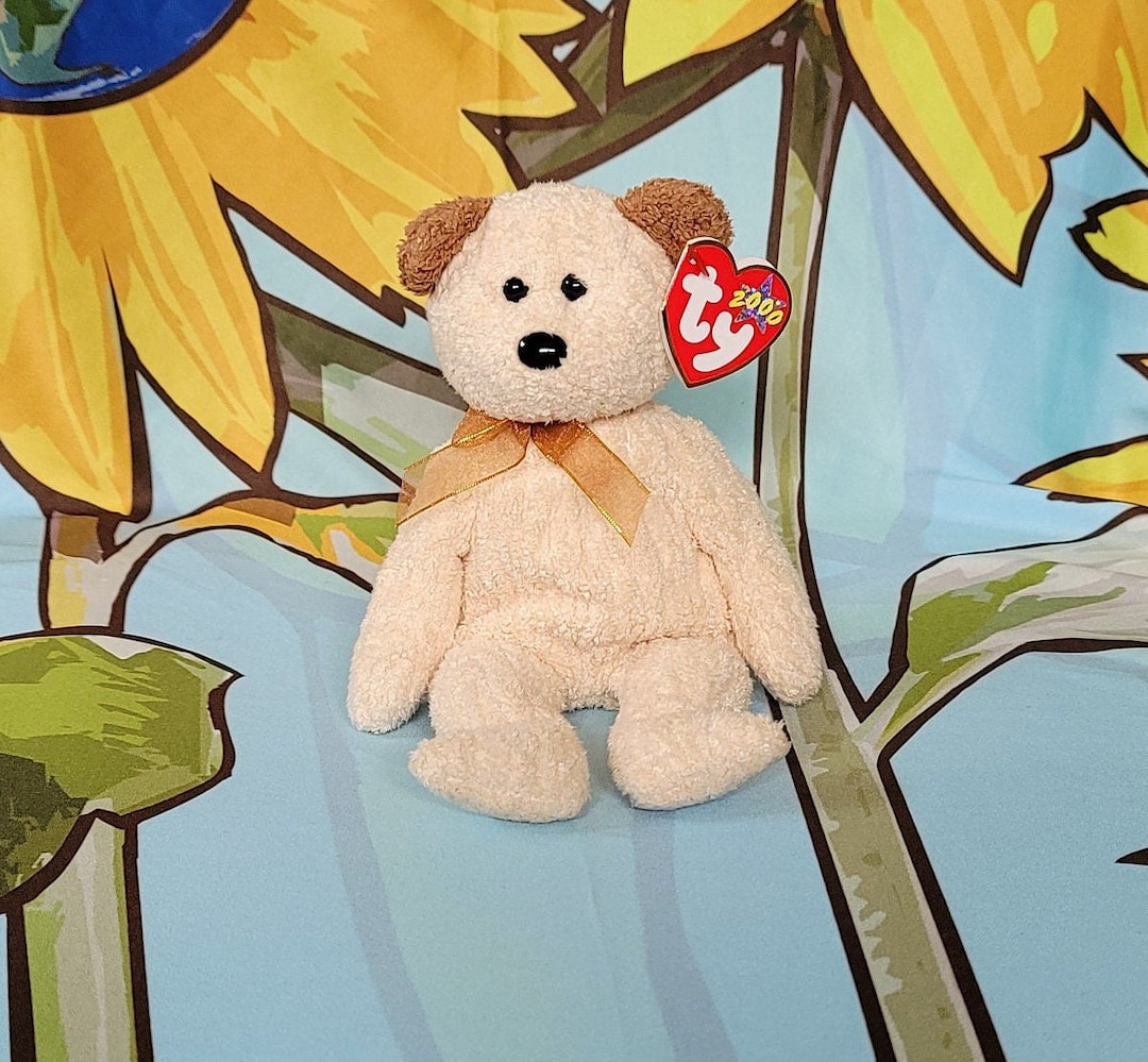 Huggy / Tan Bear / TY Beanie Babies - Etsy