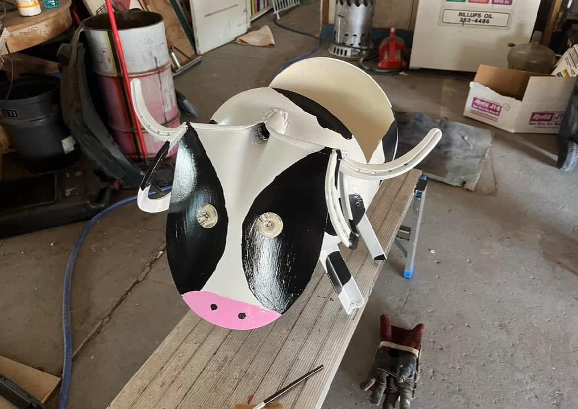 Propane Tank Cow Planter - Etsy