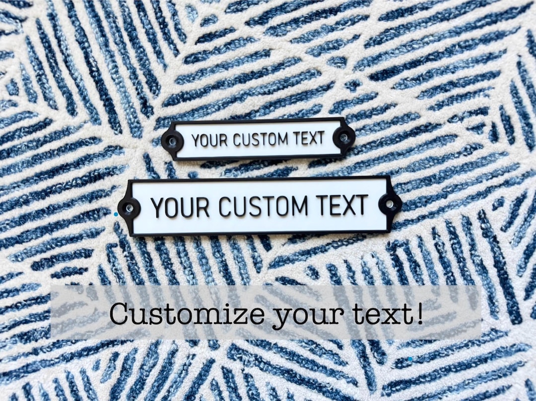 Personalized Retro Door Sign | Custom Name Sign | Office Studio ...