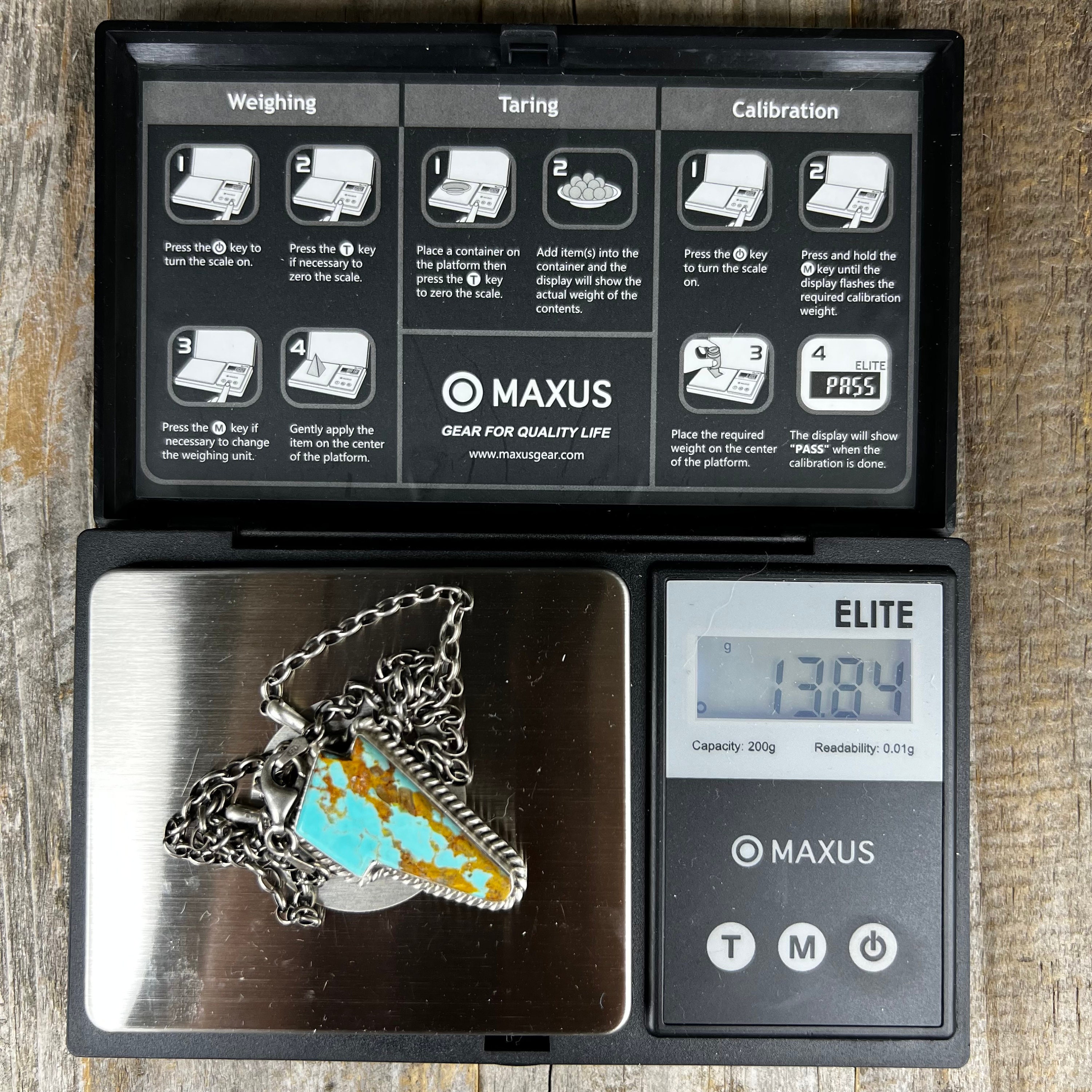 Navajo Made Kingman Turquoise Lightning Bolt Vintage Necklace Donovan ...