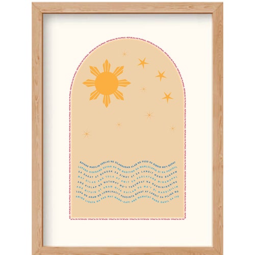 Filipino Wall Art Digital Poster Print Tagalog Philippines - Etsy