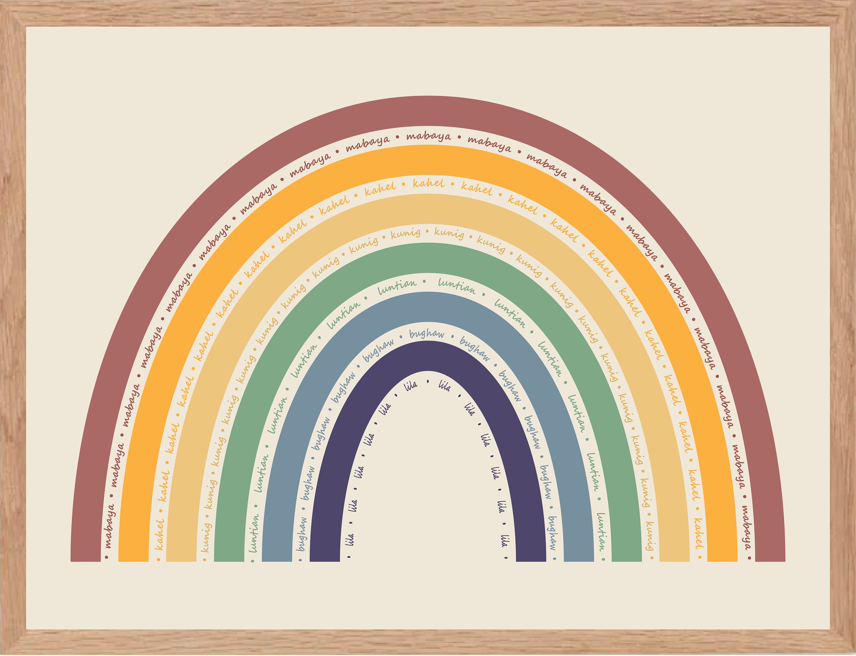 Filipino Wall Art Digital Poster Print, Tagalog, Minimal Neutral Boho ...