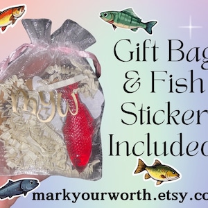 Candy Fish Keychain, Fish Lure Bag Charm, Fun Unique Gift for Him ...