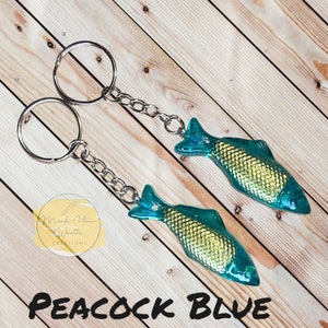 Fish Keychains, Colorful Fisherman Keyrings, Customizable Fish Lure Charms, Christmas Present ...