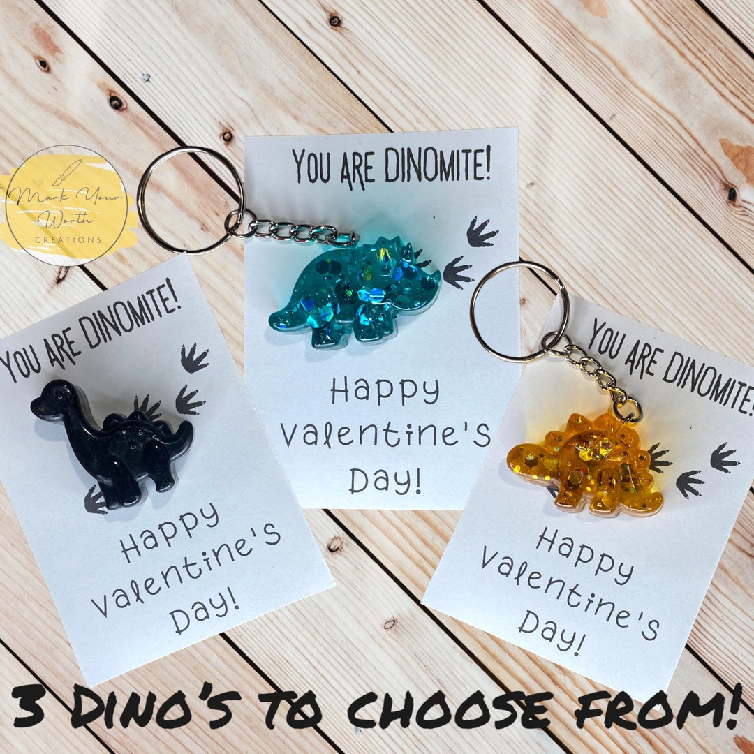 Dinosaur Valentines, Kids Dino Valentines Day Gift, Dino Gift, Teacher ...