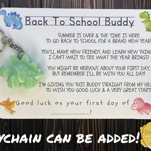 Back to School Buddy, Good Luck Class Charm, Thinking of You Gift for ...