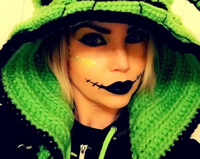 Boogie Man Hood, Cosplay Hood, Nightmare Christmas Hood, Costume Hood ...